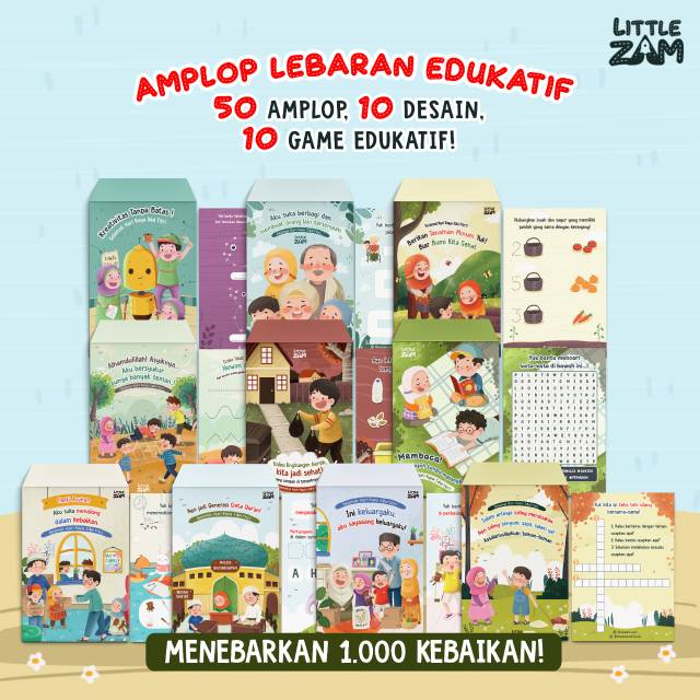 Jual Amplop lebaran little zam | Shopee Indonesia