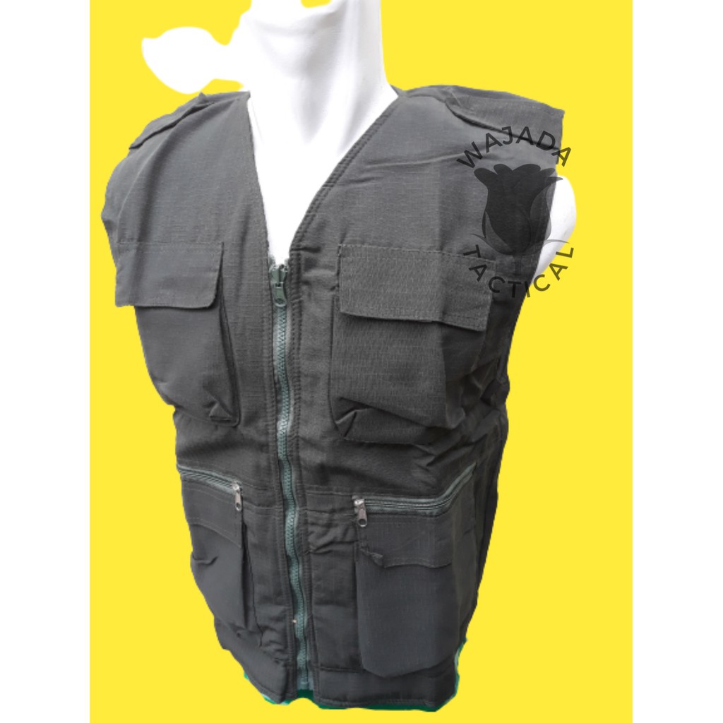 Jual Rompi Kain Hijau Army Satgas Rompi Lapangan Crew | Shopee Indonesia