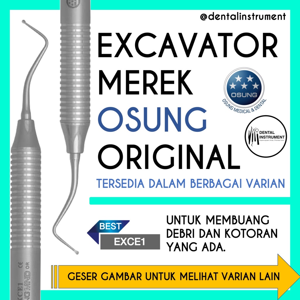 Jual Dental Excavator / Ekskavator Gigi Alat Dasar Kedokteran Gigi ...