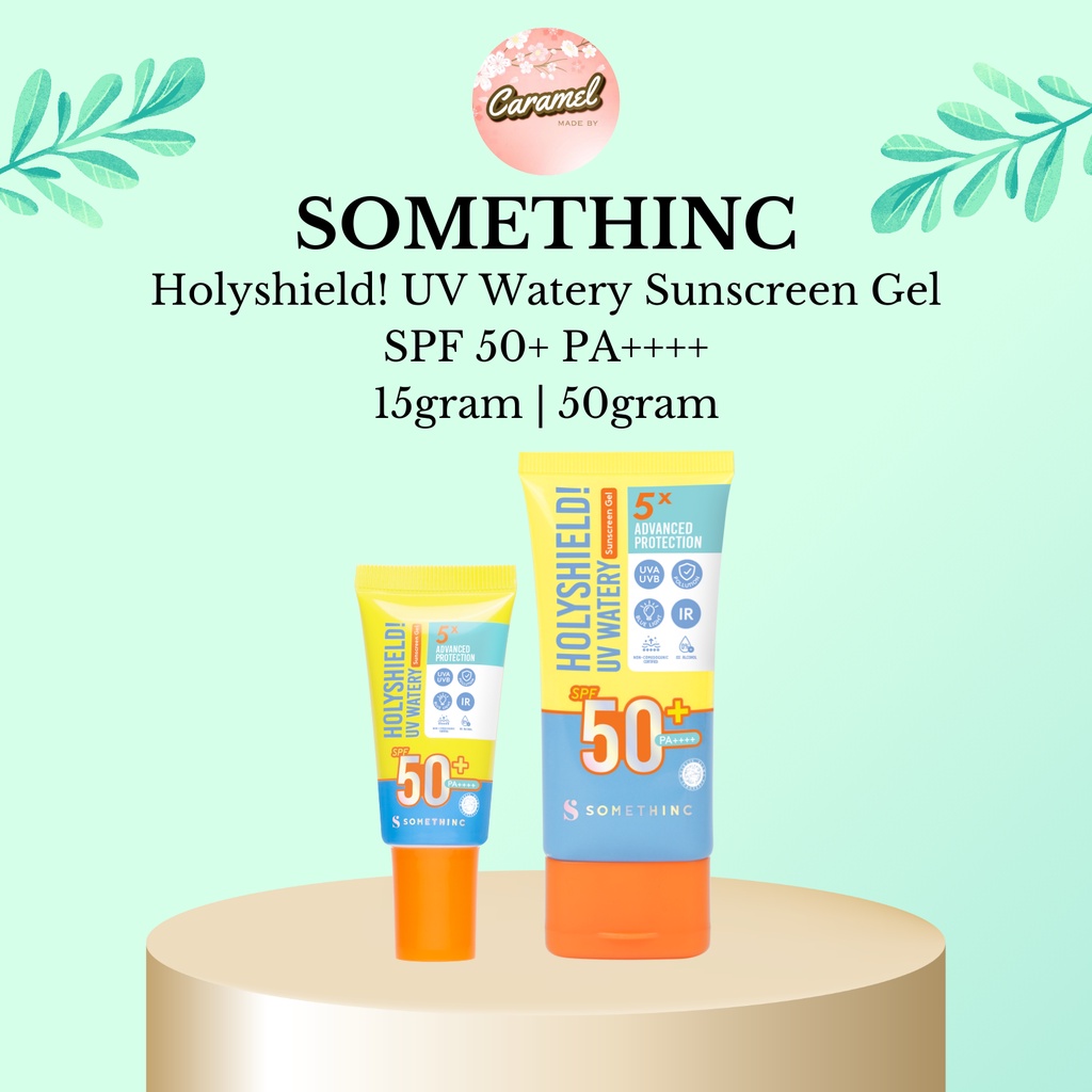Jual SOMETHINC Holyshield UV Watery Sunscreen Gel SPF 50+ PA ...