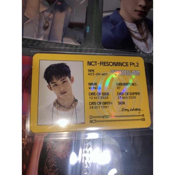 Jual READY INA| NCT WAYV WINWIN RESONANCE ID CARD| WINWIN RESONANCE PT ...