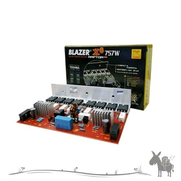 Jual KIT Power Amplifier 757 watt Blazer X8 Raptor | Shopee Indonesia