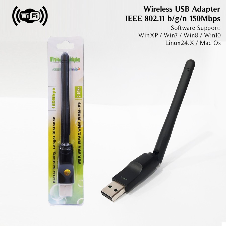 Jual JH ACC MINI USB WIFI ANTENA WIRELESS ADAPTER 150MBPS FOR KOMPUTER PC LAPTOP | Shopee Indonesia