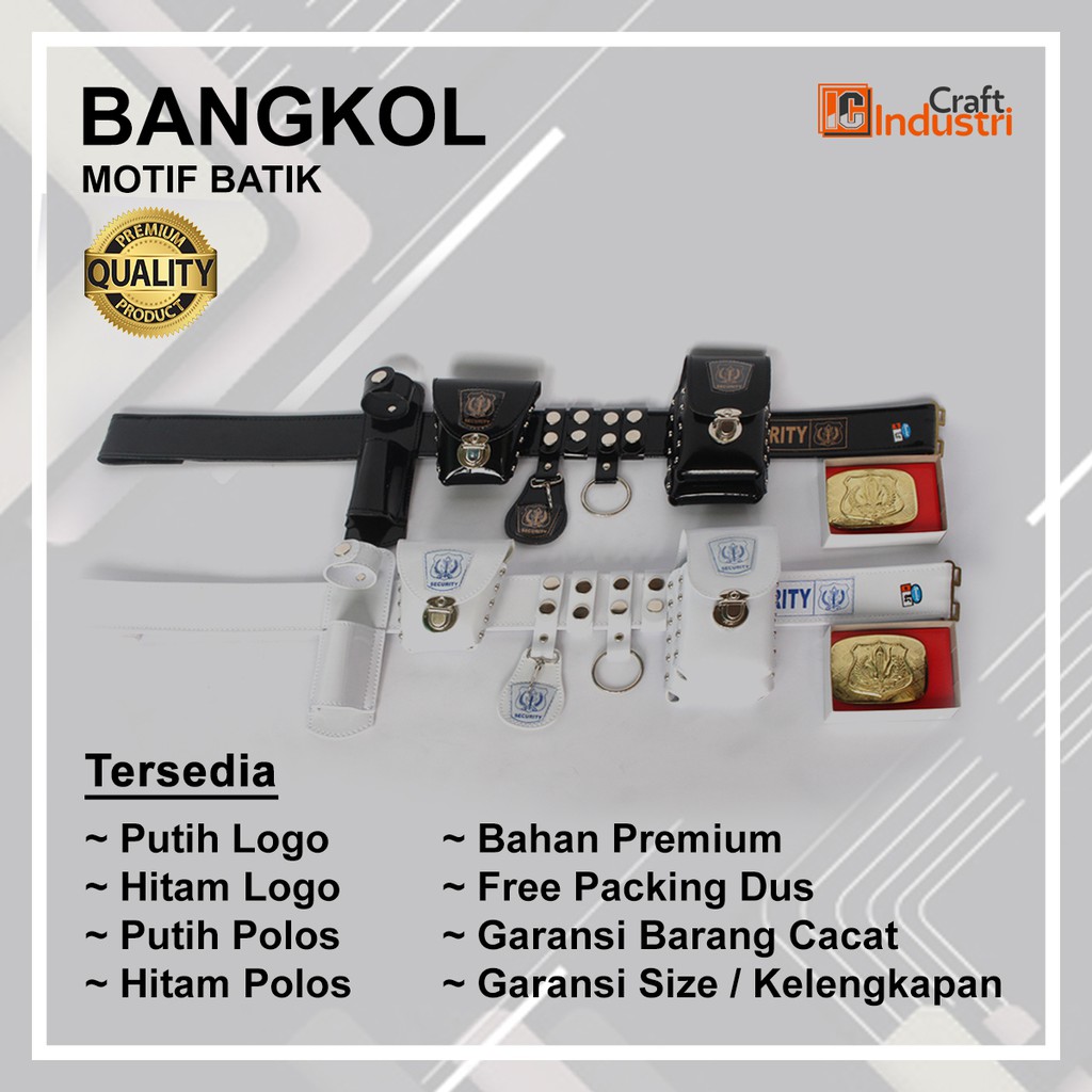 Jual Sabuk Kopel Security dan BANGKOL BATIK Brasso Perlengkapan Atribut ...