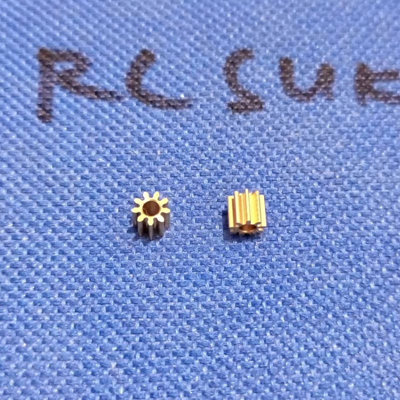 Jual Gear Pinion RC 9T Mod 0.4 ID 2mm OD 4.2mm T 4mm | Shopee Indonesia