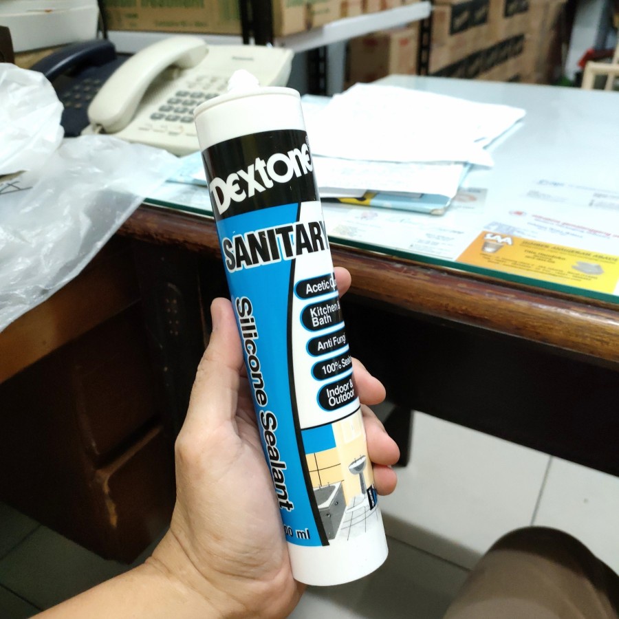 Jual Dextone Silicone Sealant Sanitary, Anti Jamur (300 ml) | Shopee ...