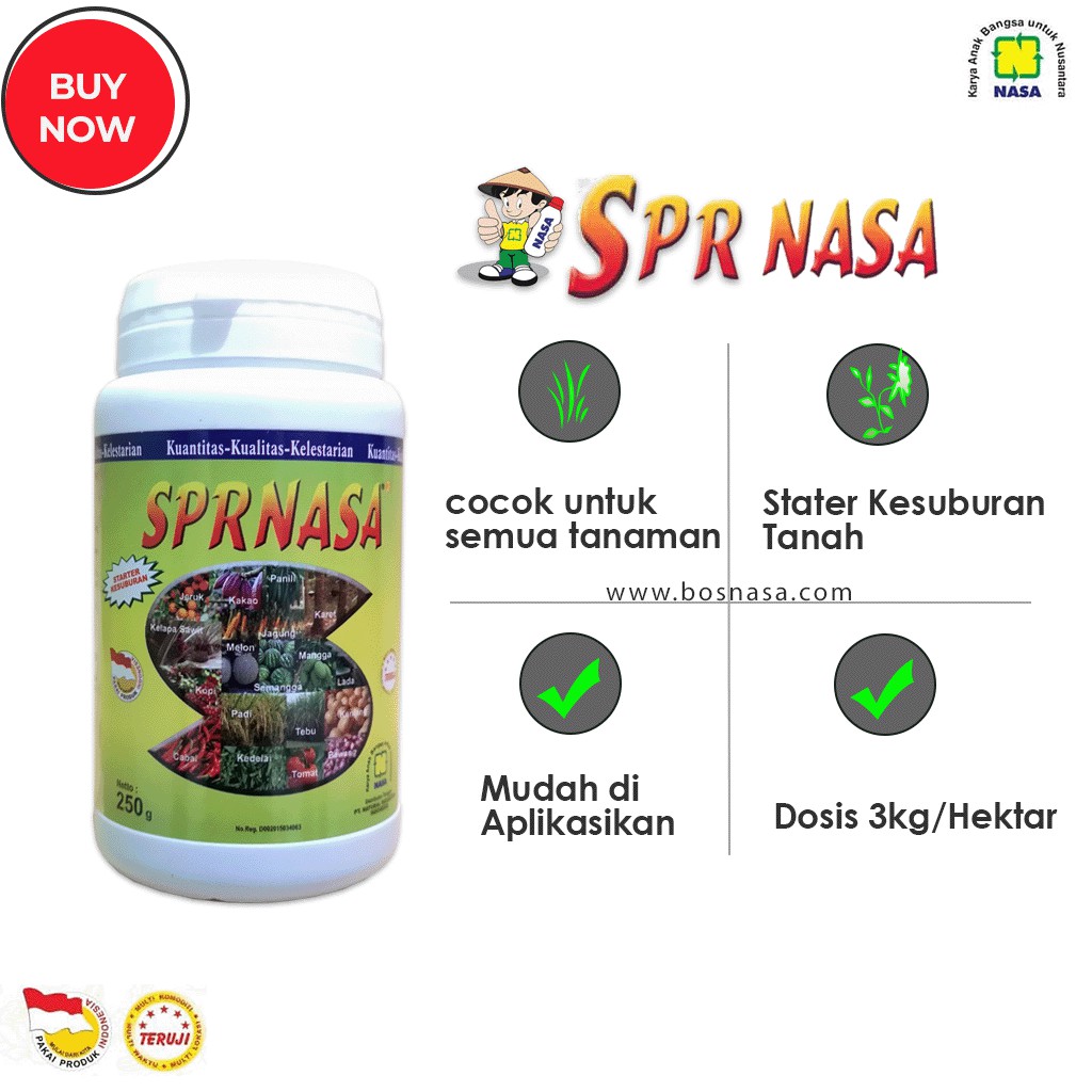 Jual Pupuk Organik SPR NASA murah kemasan kecil | Shopee Indonesia