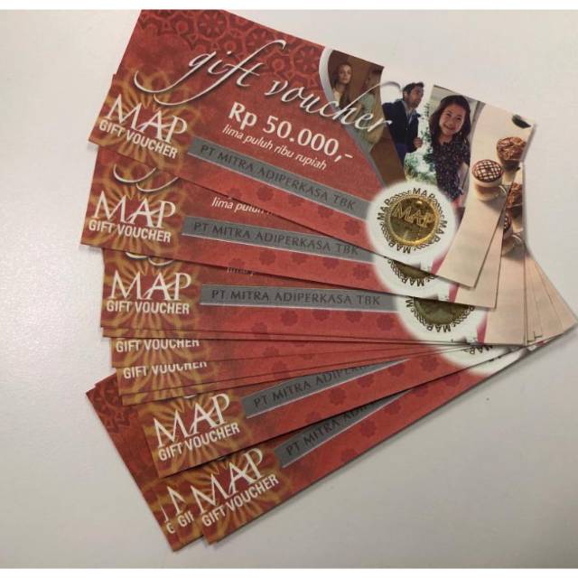 Jual Voucher MAP @50,000 - 20 lembar | Shopee Indonesia