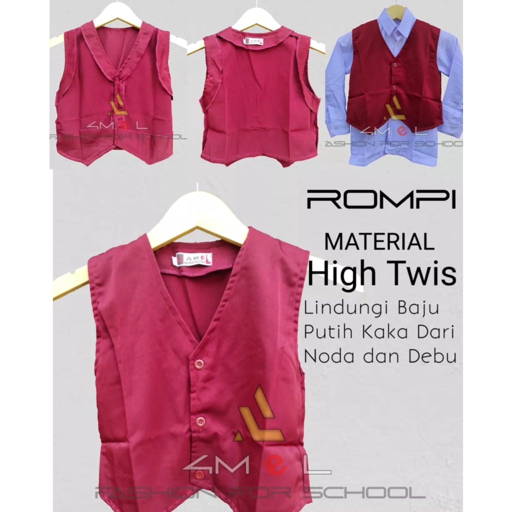 Jual SERAGAM SEKOLAH ROMPI SD KAIN HIGH TWIS(LICIN) | Shopee Indonesia