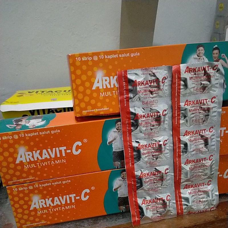 Jual ARKAVIT-C MULTIVITAMIN /ISI 10 TABLET HARGA PERSTRIP | Shopee ...