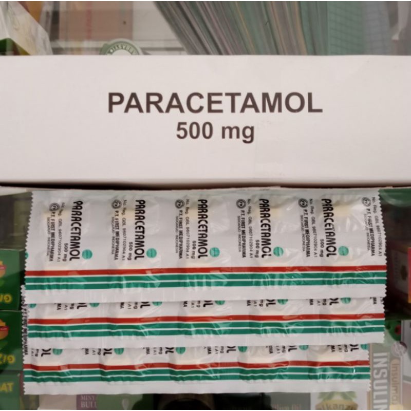 Jual PARACETAMOL FM 500 MG 1 STRIP @10 TABLET - ED 03/2028 | Shopee ...