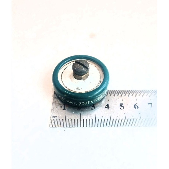 Jual doorknob capacitor 70pf 7kv LCC france pemancar rf kapasitor ...
