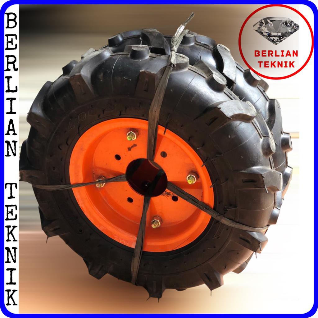 Jual Roda Set Ban Traktor Tiller Ukuran 4.0 x 8 | Shopee Indonesia