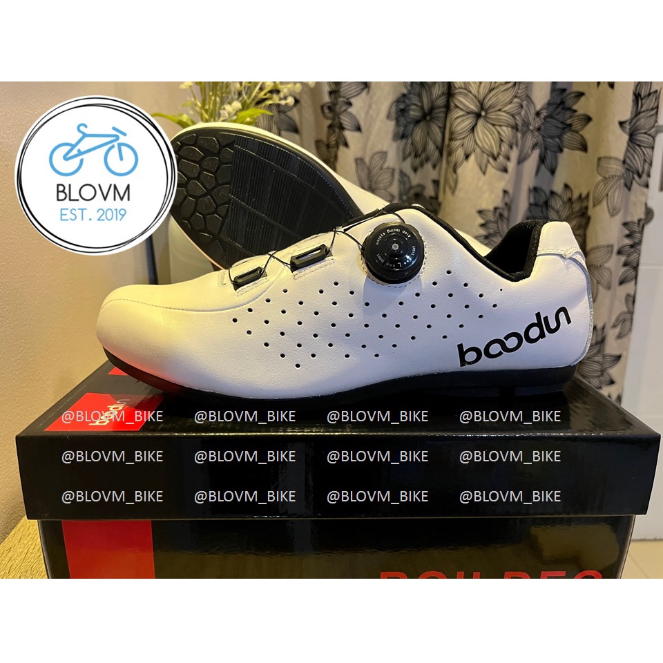Jual Sepatu Sepeda BOODUN Non Cleat ORIGINAL LEATHER ROSY Roadbike J001289 | Shopee Indonesia