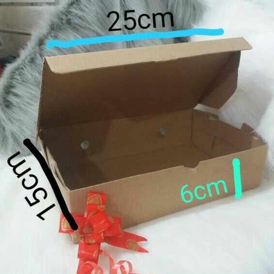 Jual Kardus Coklat 25x15x6cm|Box Hampers|Dus Gift|Dus Coklat Polos ...