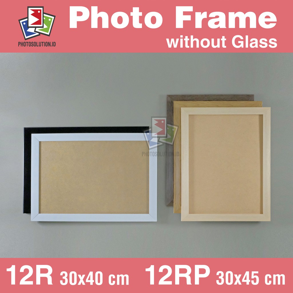 Jual Bingkai Foto 12R 12RP Minimalis TANPA KACA - Photo Frame FM3 ...