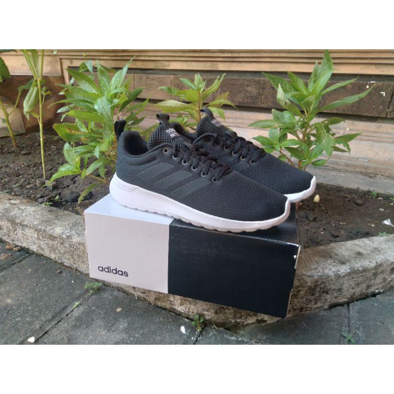 Jual Sepatu Running Adidas Lite Racer CLN Black Women Original BNIB ...