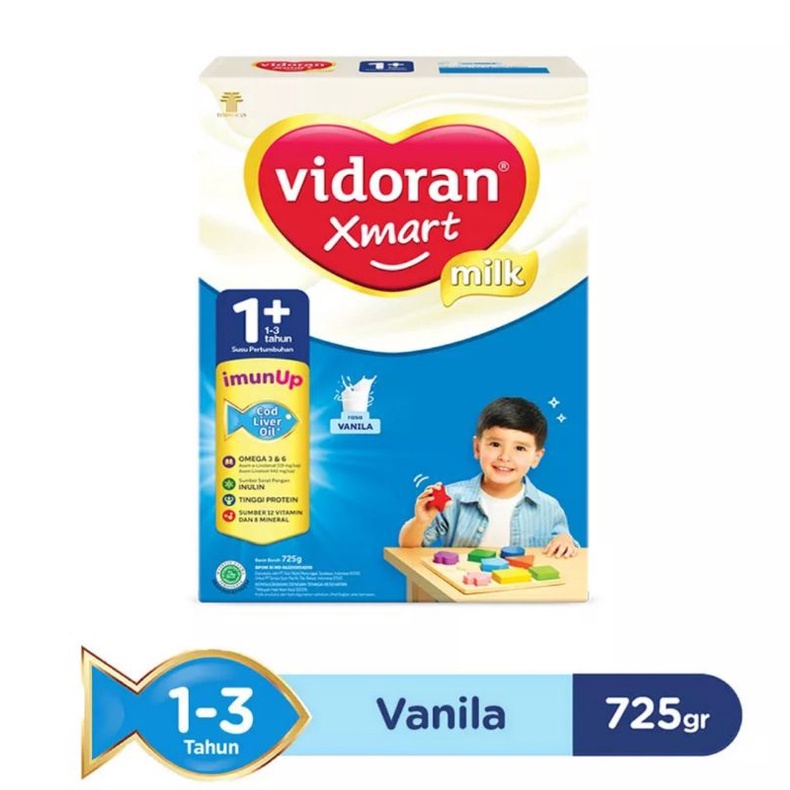 Jual Vidoran Xmart 1+ Rasa Vanilla - 725gr | Shopee Indonesia