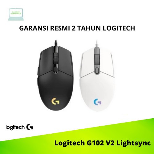 Jual LOGITECH G102 v2 LIGHTSYNC RGB Gaming Mouse - GARANSI RESMI 2 tahhun | Shopee Indonesia