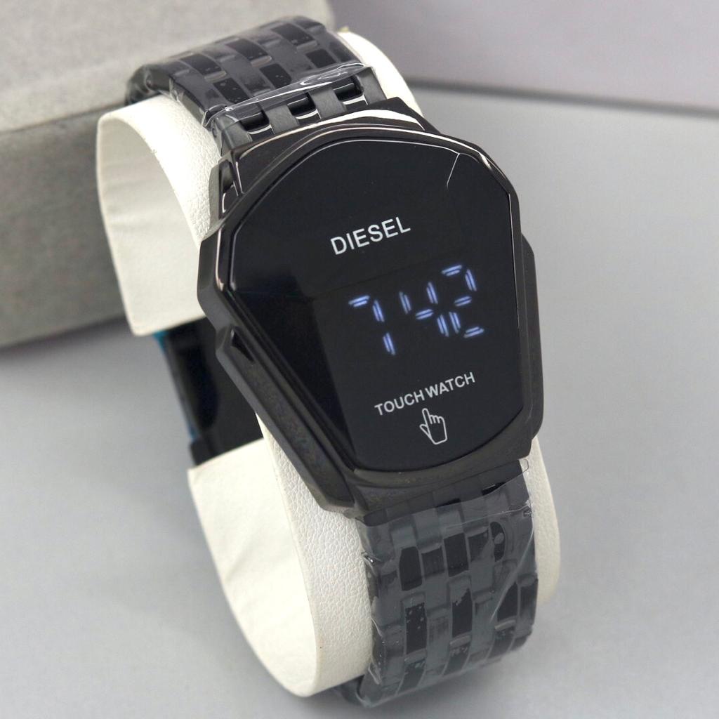 Jual JAM TANGAN PRIA DIESEL DIGITAL LED TOUCHSCREEN RANTAI STAINLESS ...