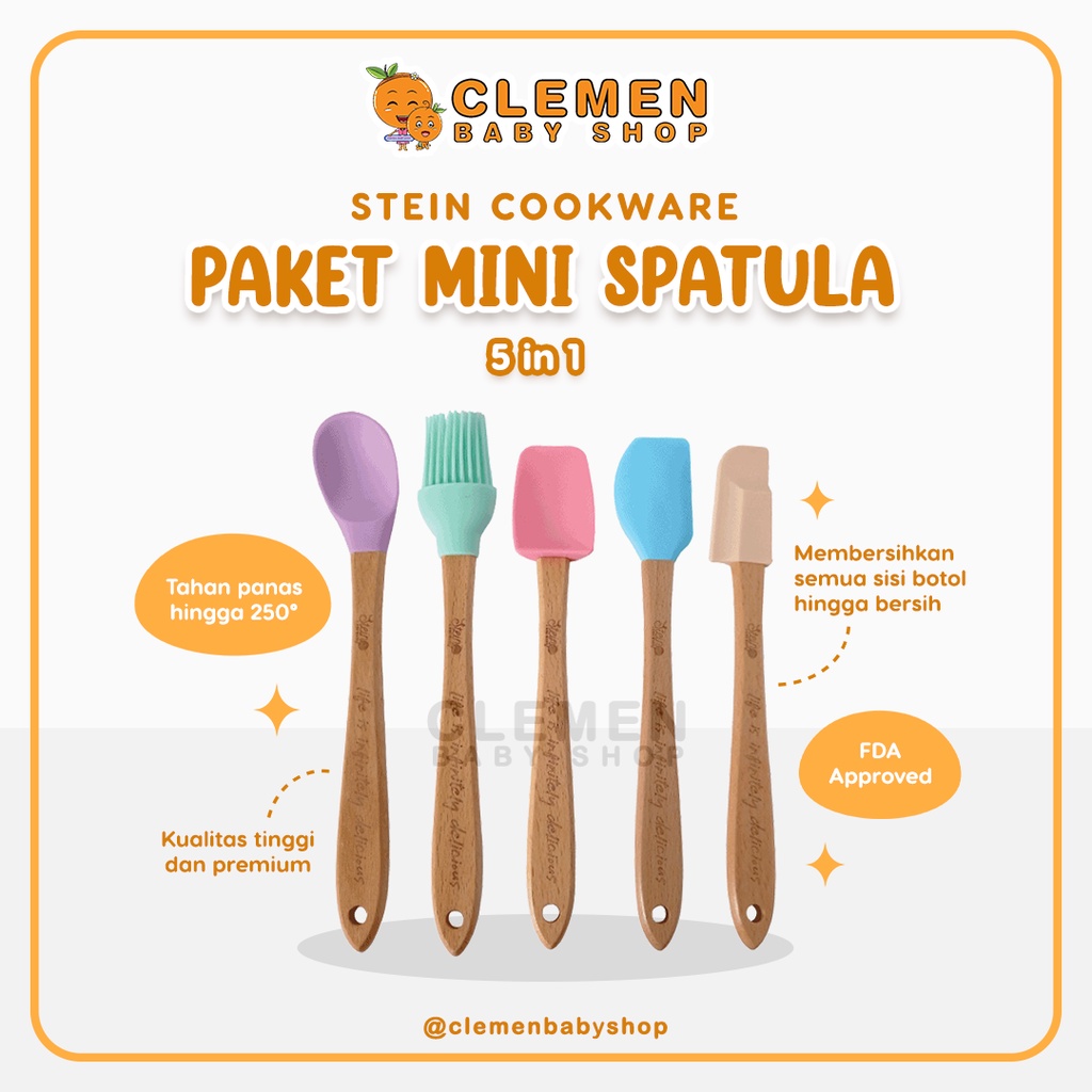 Jual Steincookware Paket Mini Spatula 5 IN 1 | Shopee Indonesia