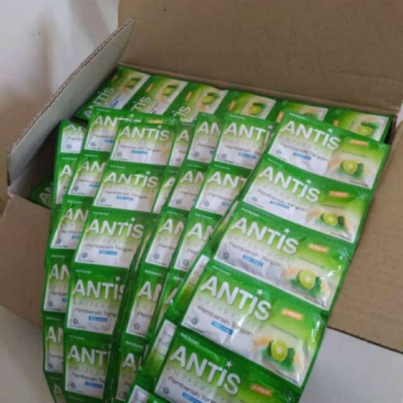 Jual Antis Antiseptic pembersih tangan-anti kuman sachet 5ml(1 hanger ...