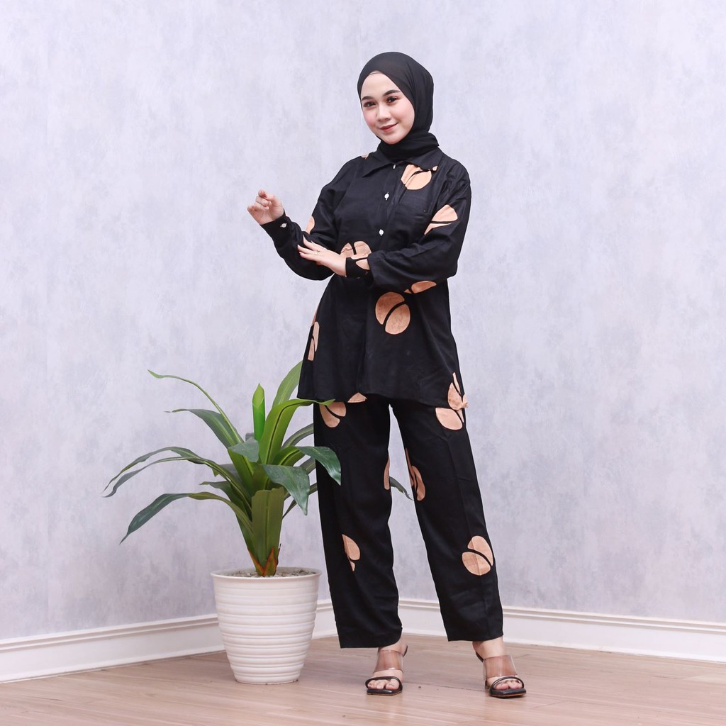 Jual one set wanita kekinian 2021 daster arab setelan wanita terbaru/ one set rayon/setelan ...