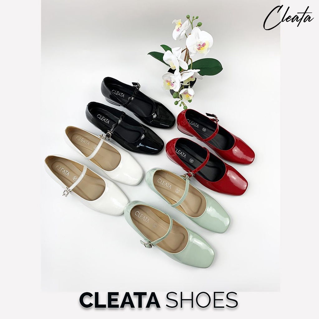 Jual Cleata clare shoes 3cm promo bisa bayar dirumah | Shopee Indonesia