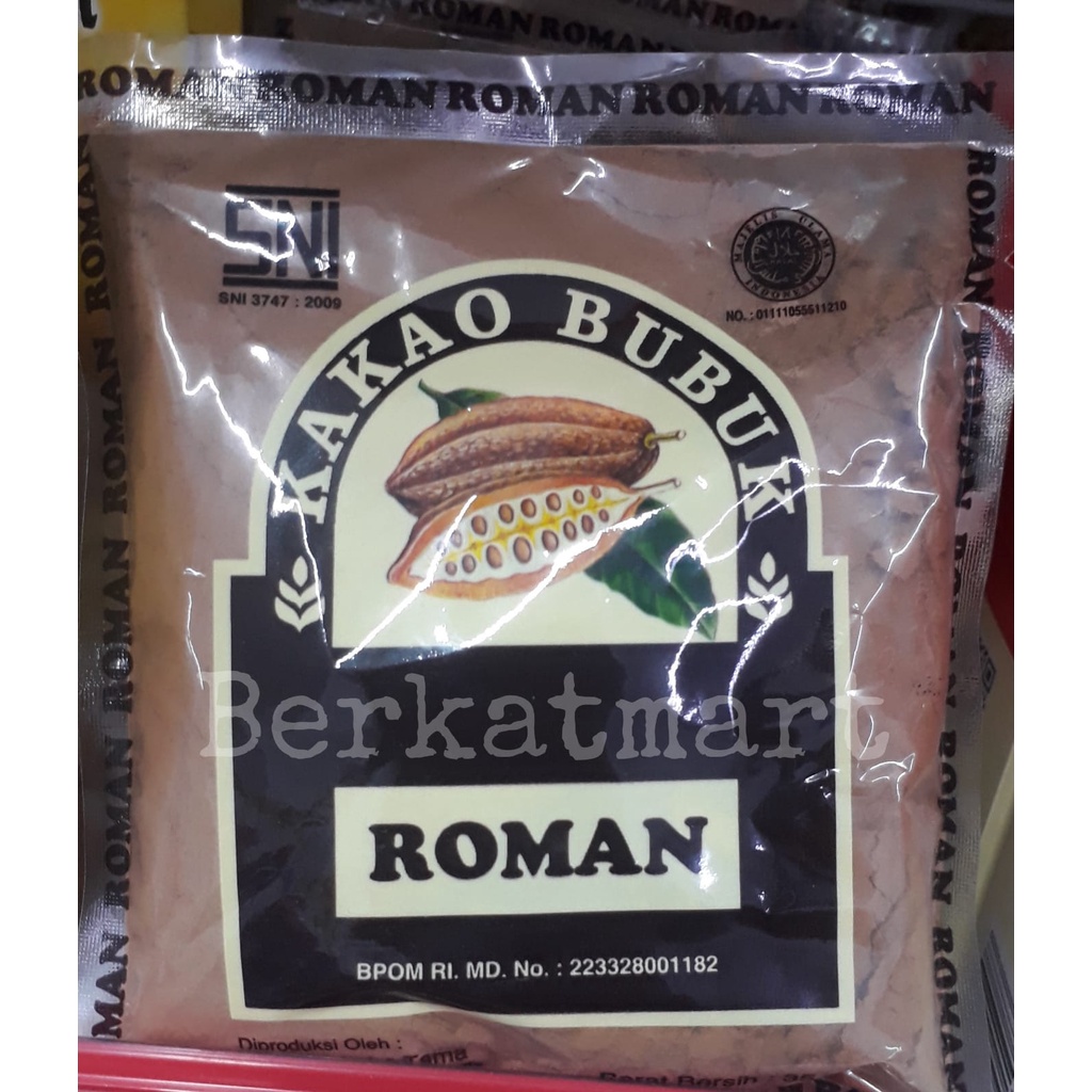 Jual ROMAN COKLAT BUBUK Cocoa Powder 35 Gram Sachet MURAH HALAL ...