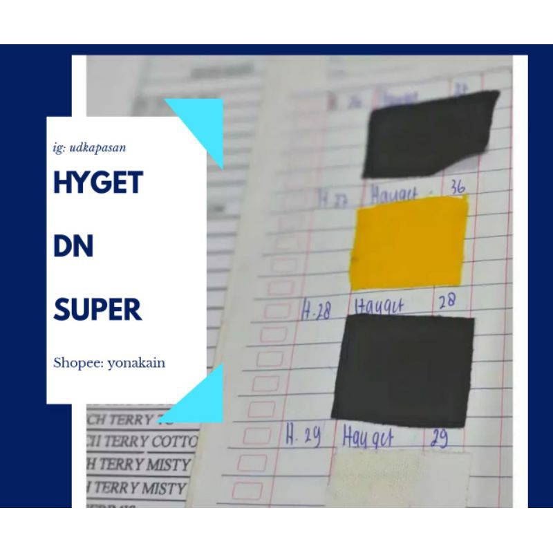Jual Kain Hyget Doubleknit Super/Hyget DN Super | Shopee Indonesia