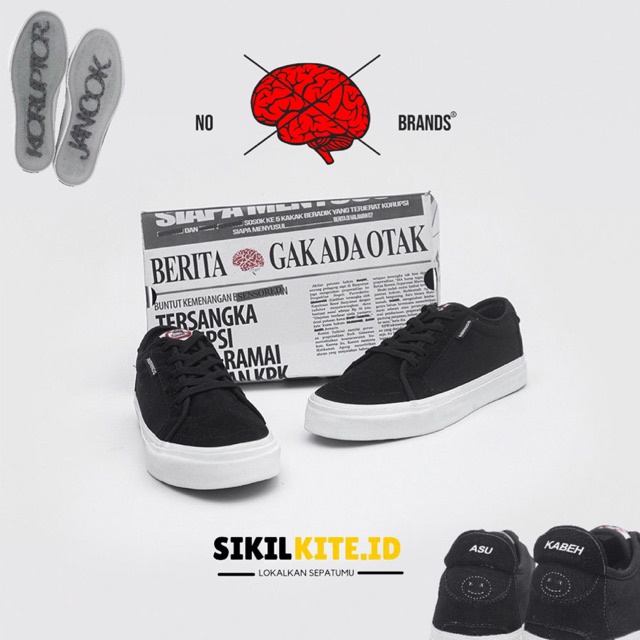 Jual NOBRANDS Medulla K*rupt*r Janc*k BlackWhite/All Black Original ...