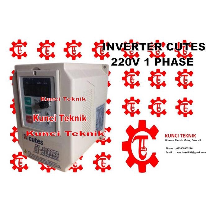 Jual Inverter 1 Hp 0.75 Kw Taiwan Input 1 Phase 220V Output 3 Phase 220V | Shopee Indonesia
