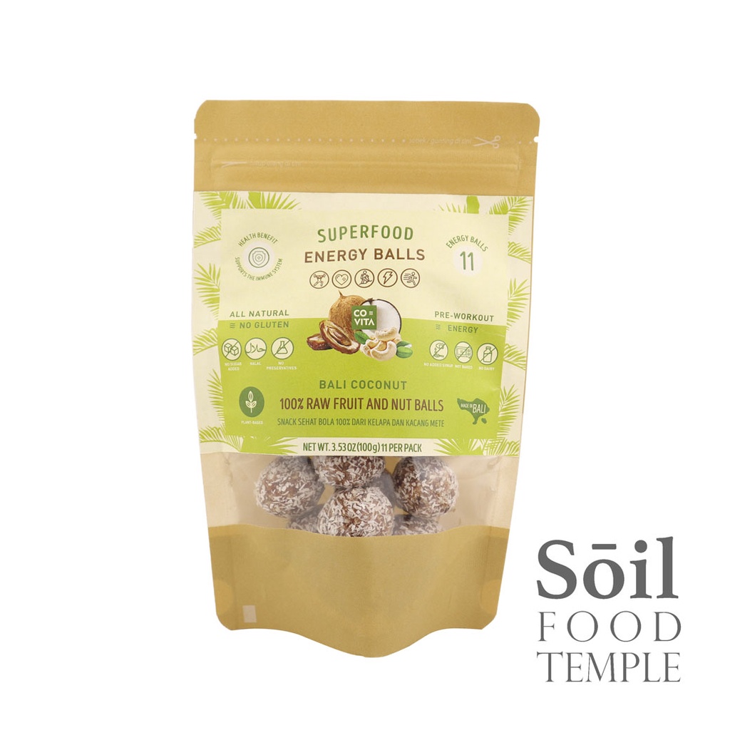 Jual Covita Energy Balls Bali Coconut / Snack Kelapa Bali 100gr ...