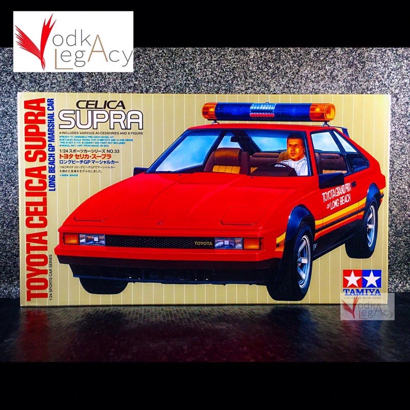 Jual Tamiya 1/24 Sports Car Toyota Celica Supra Long Beach GP Marshal ...
