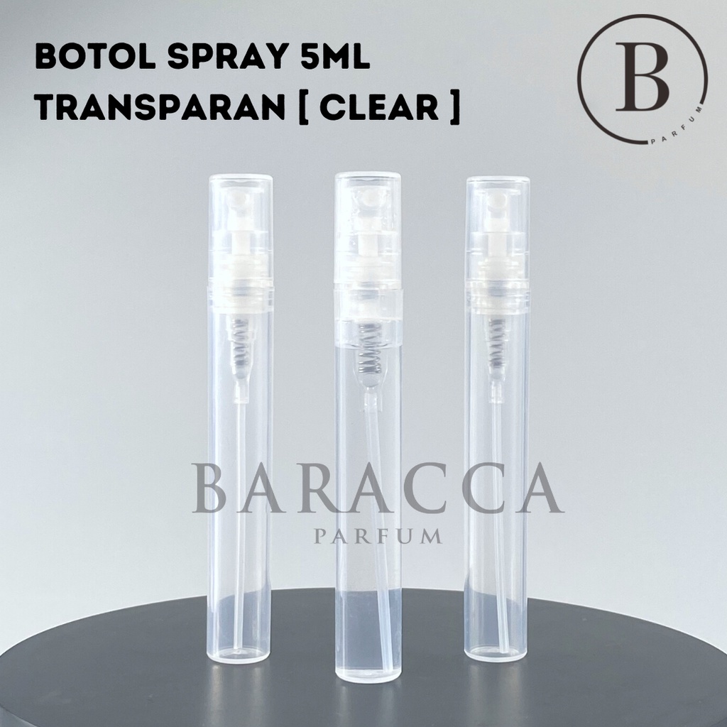 Jual Botol Parfum Spray Plastik 5ML Transparan - Botol Pen Spray Isi ...