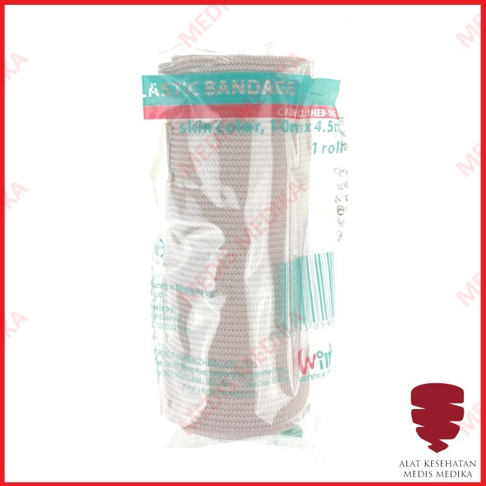 Jual Elastic Bandage 10 cm x 4.5m Winner Verban Kain Persendian Alat ...