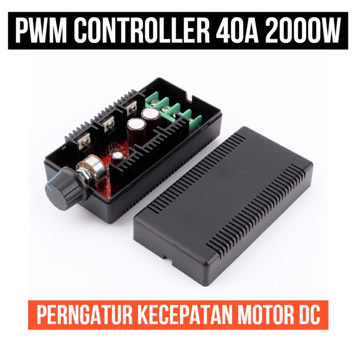 Jual PWM 40A 2000W Motor DC Dimmer 10V - 50V speed controller kontroler ...