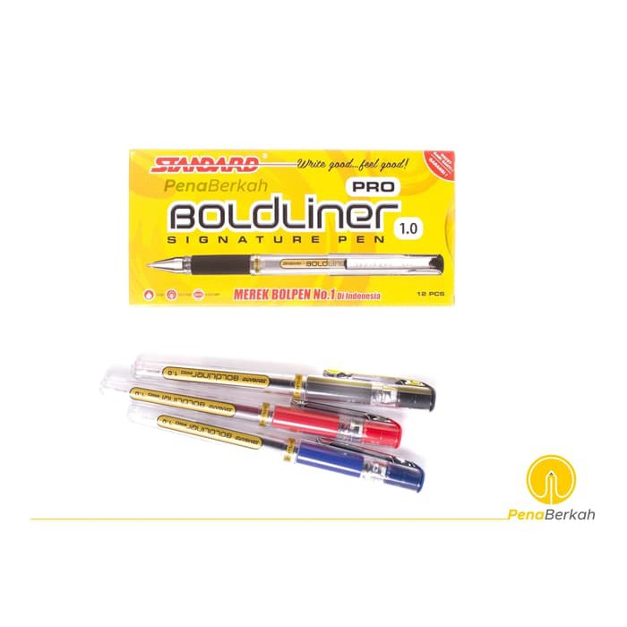 Jual Standard ballpoint boldliner pro 1.0mm R | Shopee Indonesia