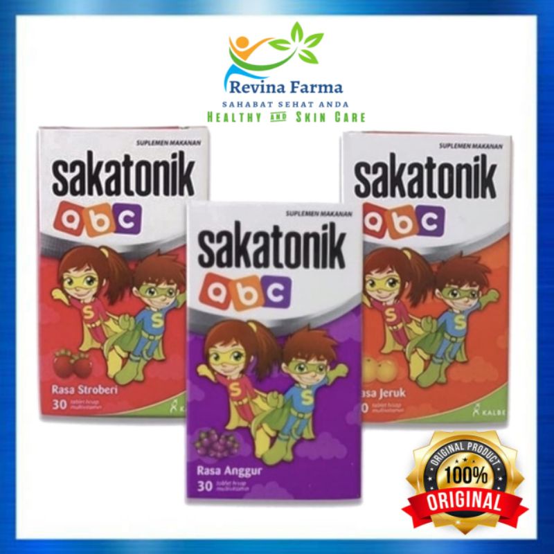 Jual Sakatonik ABC Tablet Hisap isi 30 Tablet Vitamin Anak Hisap Kunyah ...