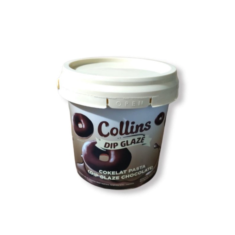 Jual Collins Dip Glaze Chocolate 1Kg | Shopee Indonesia