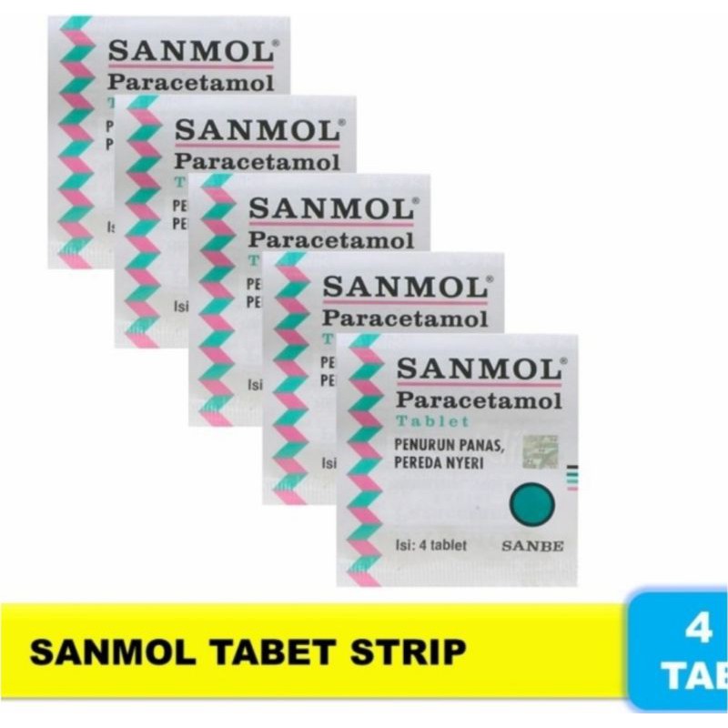 Jual SANMOL TABLET @1Strip @4Tablet | Shopee Indonesia