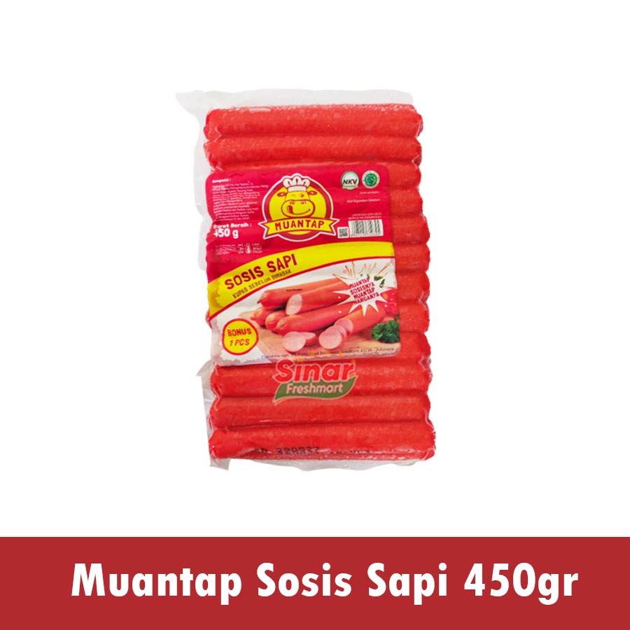 Jual [SINAR.FRESHMART] MUANTAP SOSIS SAPI RASA ORIGINAL [450gr ...