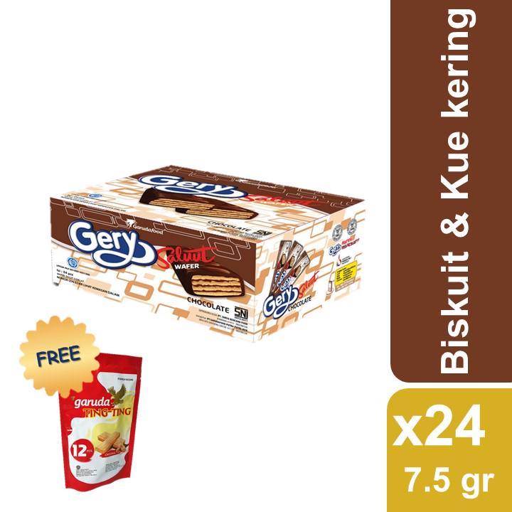 Jual Gery Saluut Coklat 6 gr x 24 (1 Box) (Free ting-ting 84gr) | Shopee Indonesia