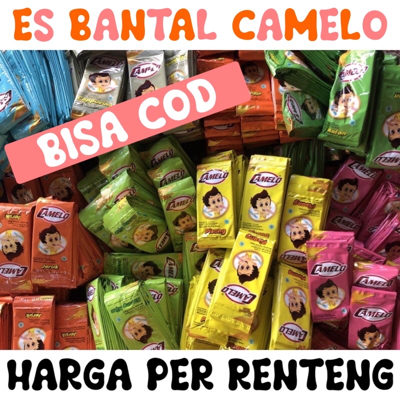 Jual READY ‼️ ES CAMELO - HARGA UNTUK 1 RENTENG ISI 10 SACHET | Shopee ...