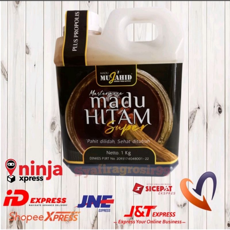 Jual MADU MUJAHID HITAM SUPER 1 KG | Shopee Indonesia