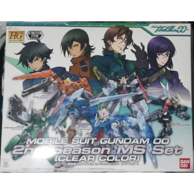 Jual HG MOBILE SUIT GUNDAM OO 2ND SEASONS MS SET (CLEAR COLOR) - GUNPLA ...