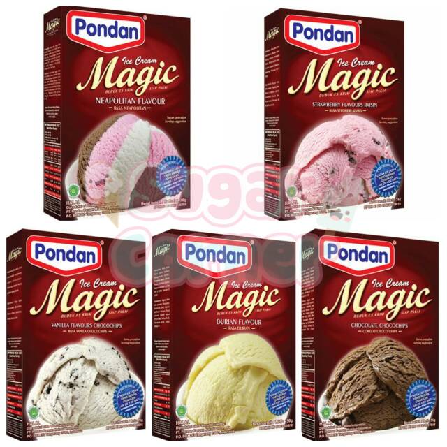 Jual PONDAN ICE CREAM MAGIC - PREMIX ICE CREAM - SERBUK ICE CREAM ...