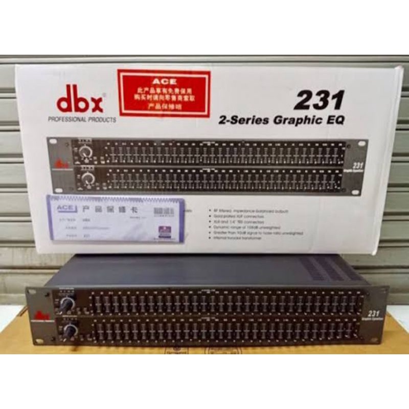 Jual equalizer dbx 231 / dbx 231 equalizer grade A | Shopee Indonesia