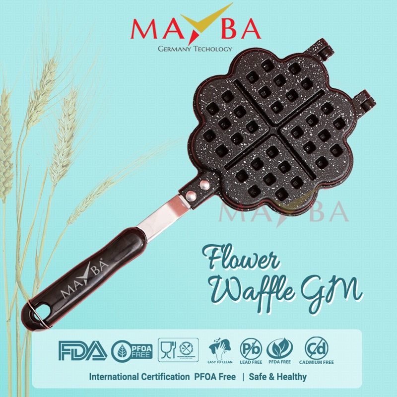 Jual Mayba - Cetakan Waffle Maker Belgian Single My2173 Alat Masak Kue ...