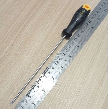Jual Obeng Min 3x100mm 3x150mm Bagus / Screwdriver Min( - ) | Shopee ...